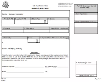 Fillable Form DS-4139 | Edit, Sign & Download in PDF | PDFRun