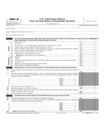 Fillable Form 1041-A (2012) | Edit, Sign & Download in PDF | PDFRun
