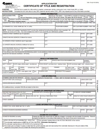 Virginia Vehicle Registration Form | PDFRun