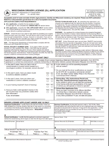 Fillable Form Wisconsin Driver License Replacement | PDFRun