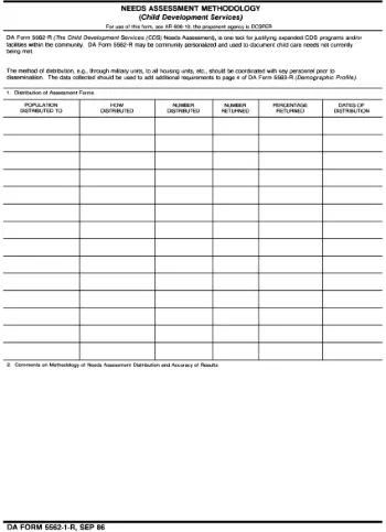 Fillable Form DA 5562-1-R | Edit, Sign & Download in PDF | PDFRun