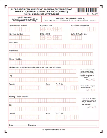 Fillable Form Form DL-64 | Edit, Sign & Download in PDF | PDFRun
