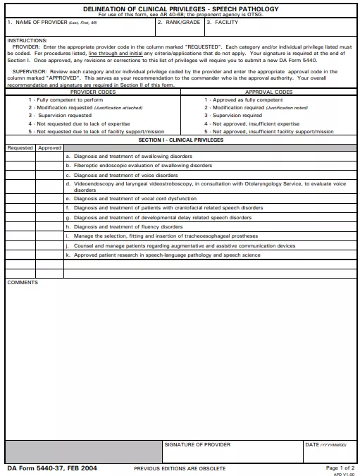 Fillable Form DA 5440-37 | Edit, Sign & Download in PDF | PDFRun