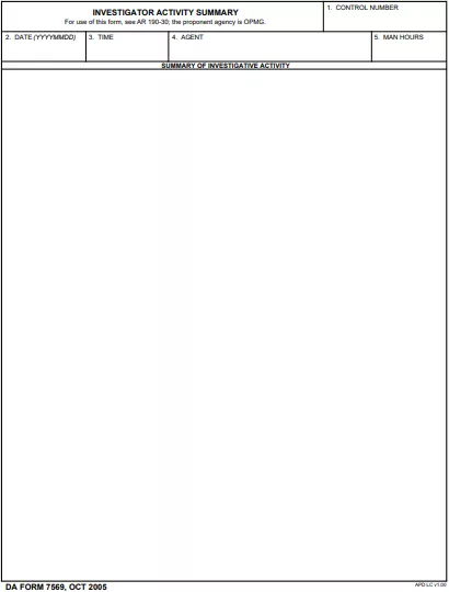 Fillable Form DA 7569 | Edit, Sign & Download in PDF | PDFRun