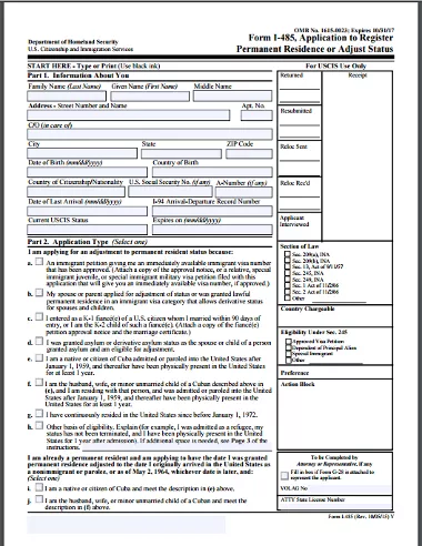 Fillable Form I-485 | Edit, Sign & Download in PDF | PDFRun