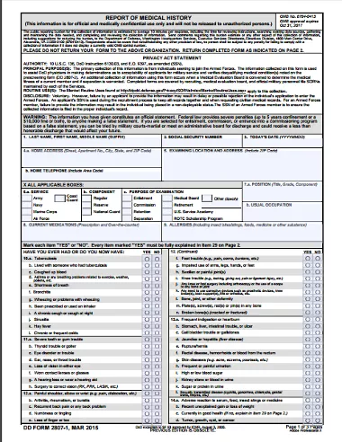 Fillable Form DD 2807-1 (2015-2017) | Edit, Sign & Download in PDF | PDFRun