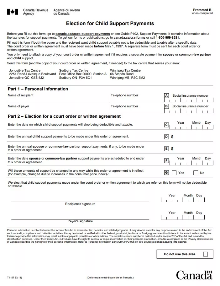 Fillable Form T1157 | Edit, Sign & Download in PDF | PDFRun