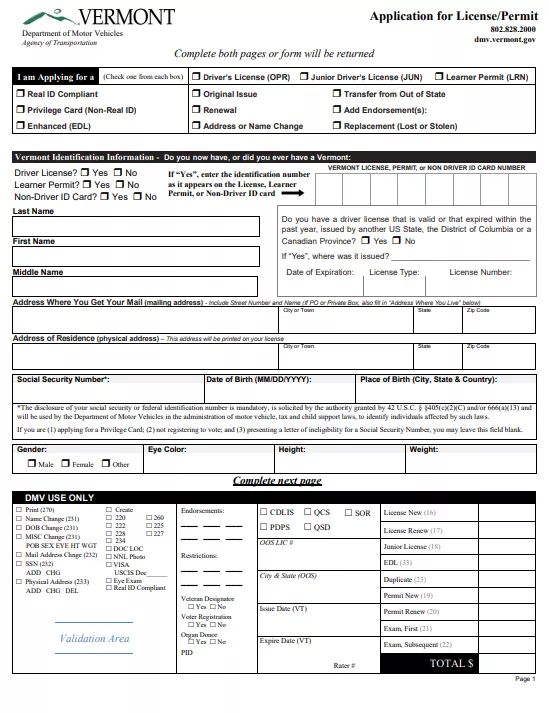 Fillable Form Vermont Change of Address VL-021 (2020) | PDFRun