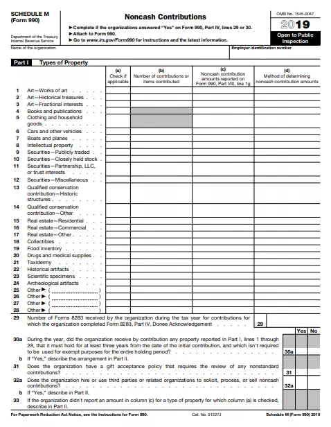 Fillable Form 990 (Schedule M) | Edit, Sign & Download in PDF | PDFRun