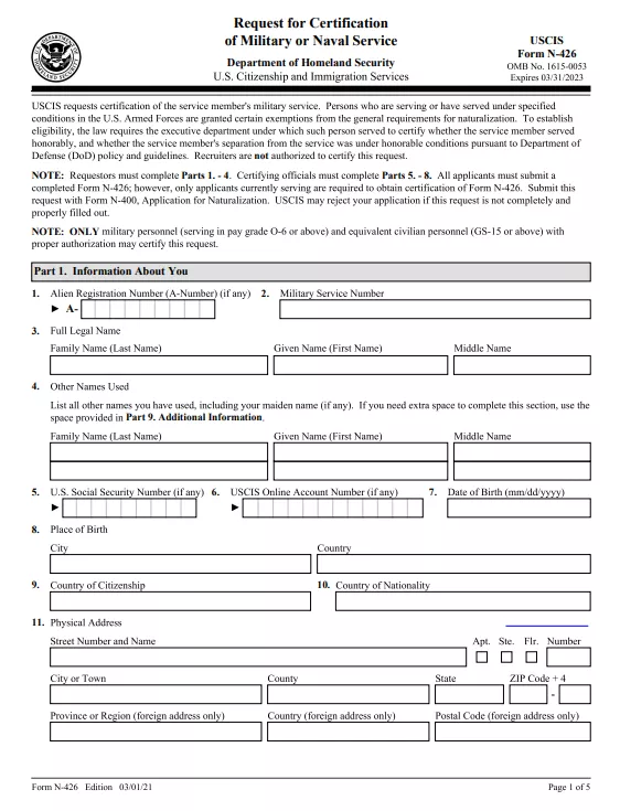 Fillable Form N-426 (2021) | Edit, Sign & Download in PDF | PDFRun